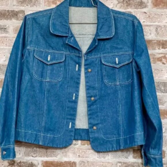 American Vintage | Jackets & Coats | Vintage Handmade Denim Western ...